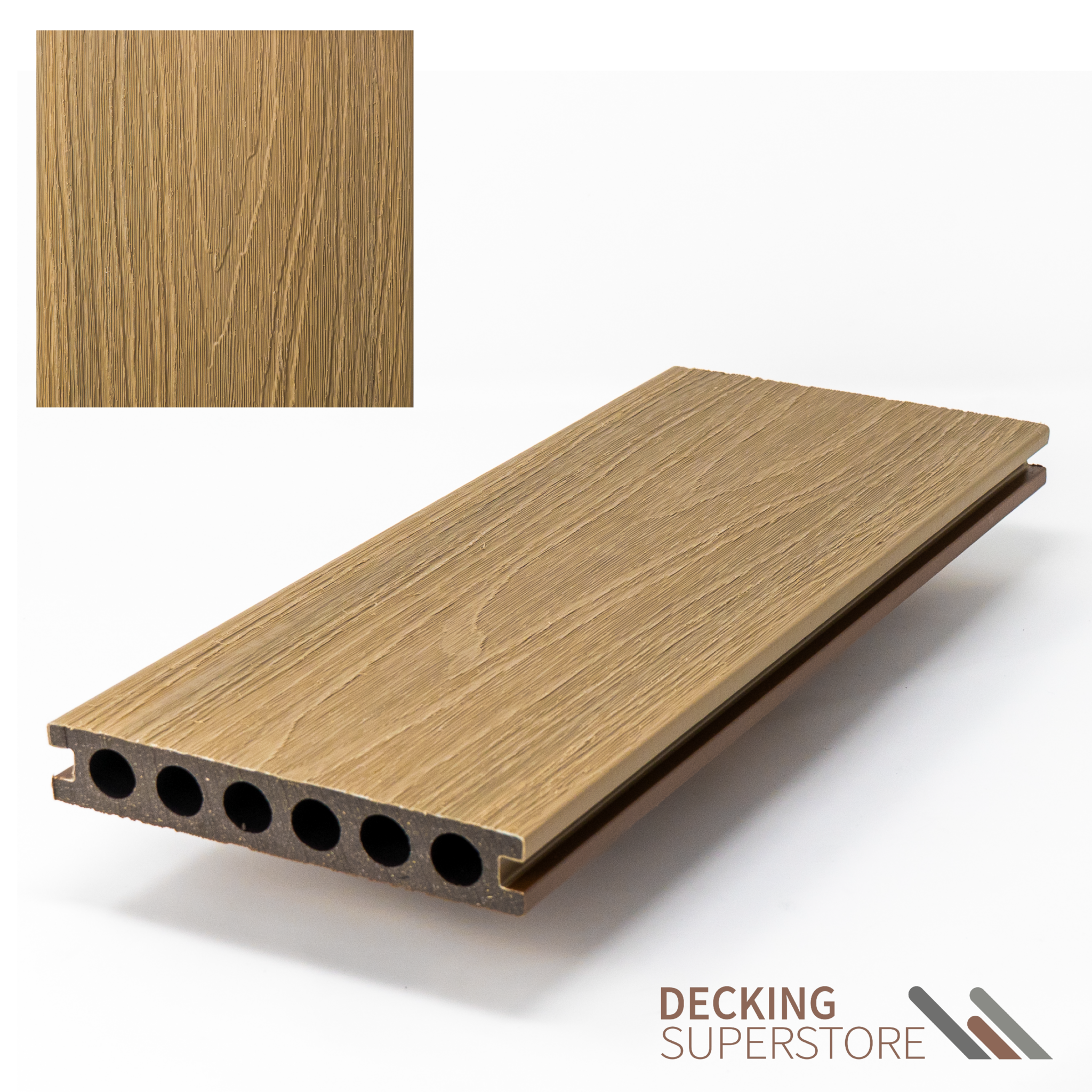 Piranha Decking Board Graphite - Decking Superstore | Composite Decking ...